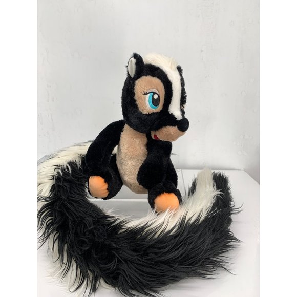 Disney | Toys | Disney Skunk Flower Long Boa Tail Bambi Movie Plush Toy ...